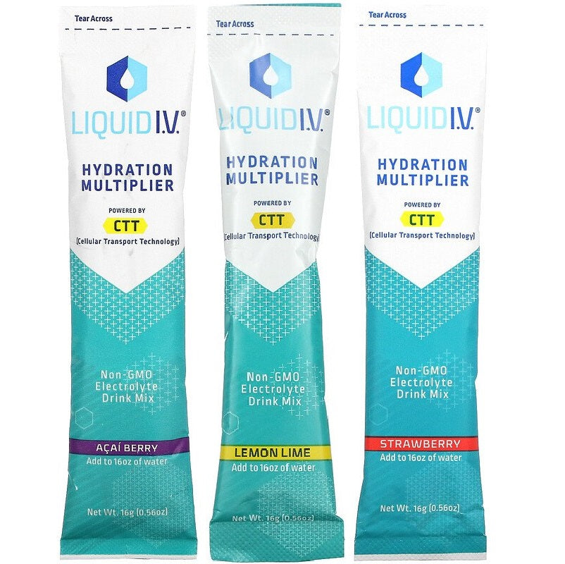Liquid IV Hydration Multiplier, 3-Stick Pack – Proactive Sports Nutrition